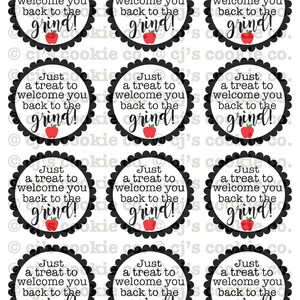 Back to the Grind Teacher Printable Tags - Etsy
