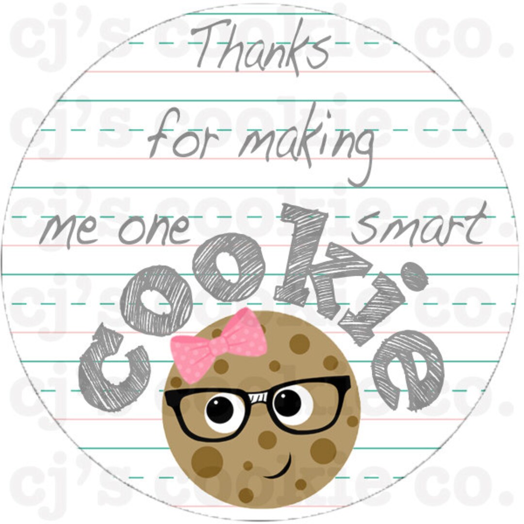 One Smart Cookie Tags - Etsy