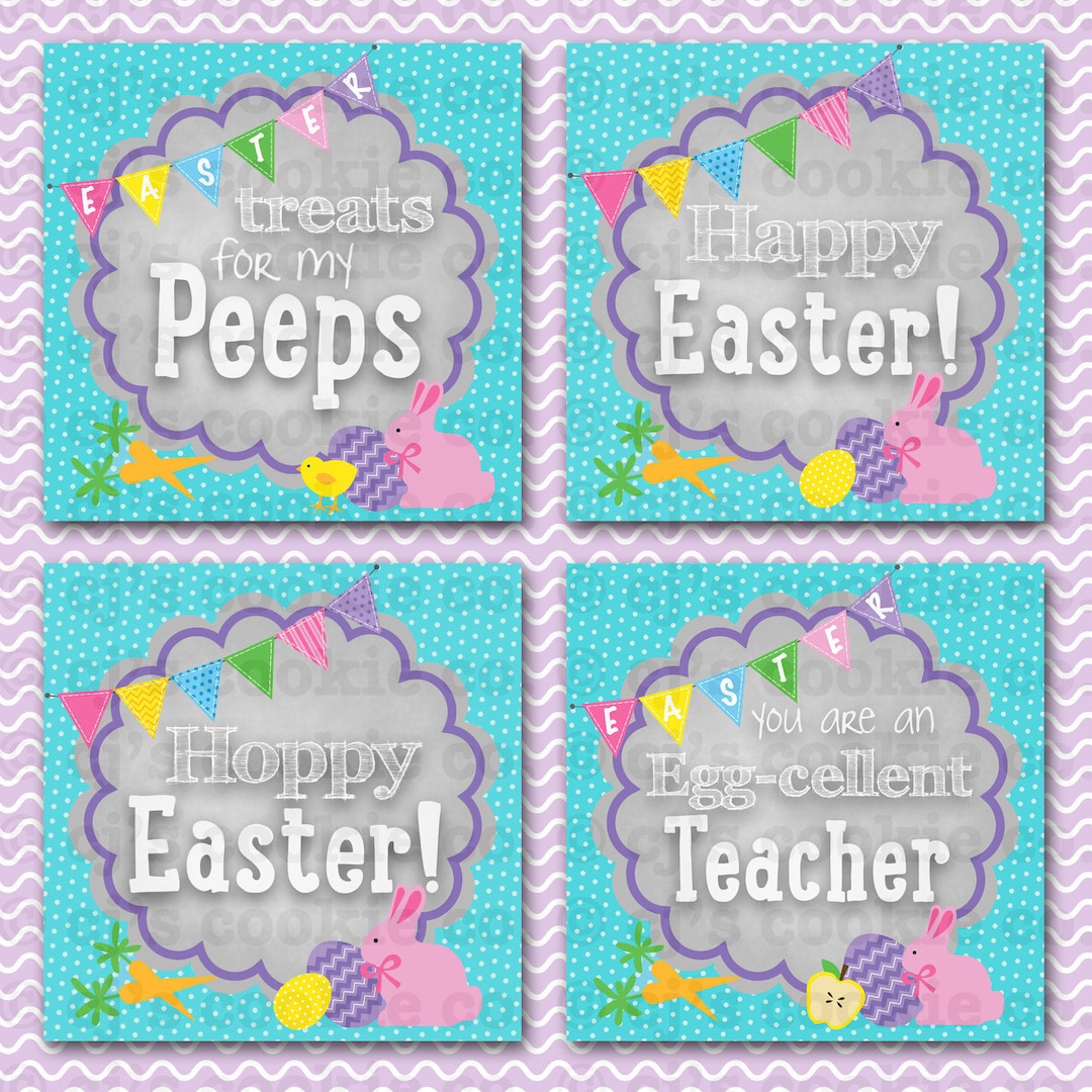 Easter Printable Tags - Etsy