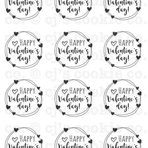 Printable Valentine's Day Tags + Mason Jar Topper Printable - Etsy
