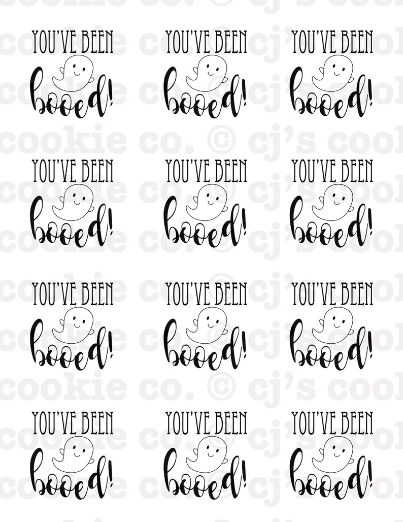 You've Been Booed Printable Tags - Etsy You've Been Booed Printable Tags - Etsy