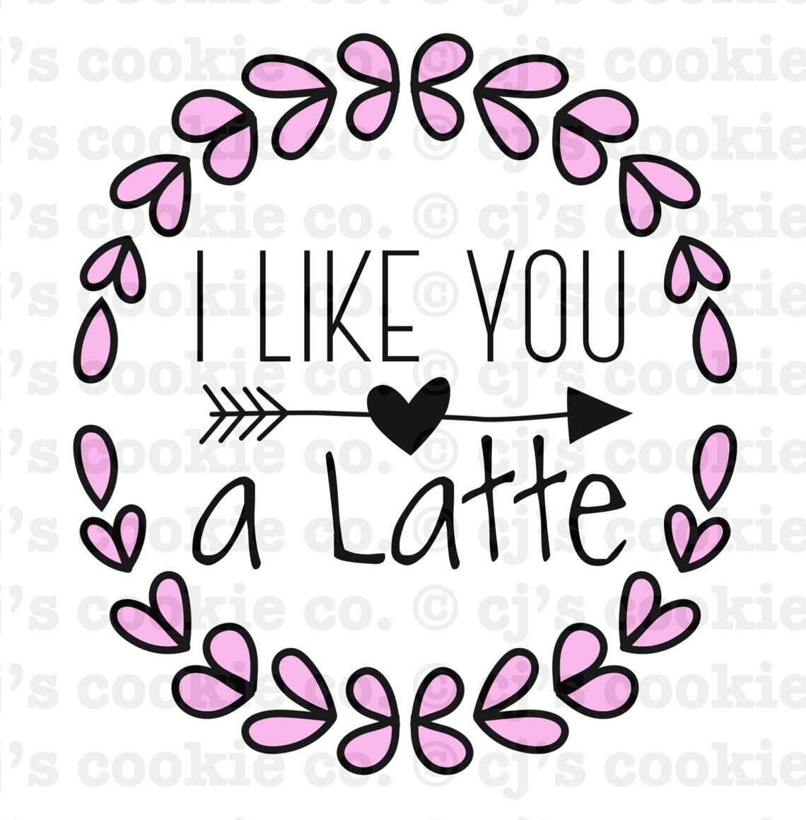 I Love or Like You A Latte Printable Tags | Etsy