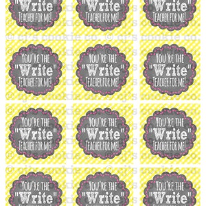 Write Teacher Tags - Etsy