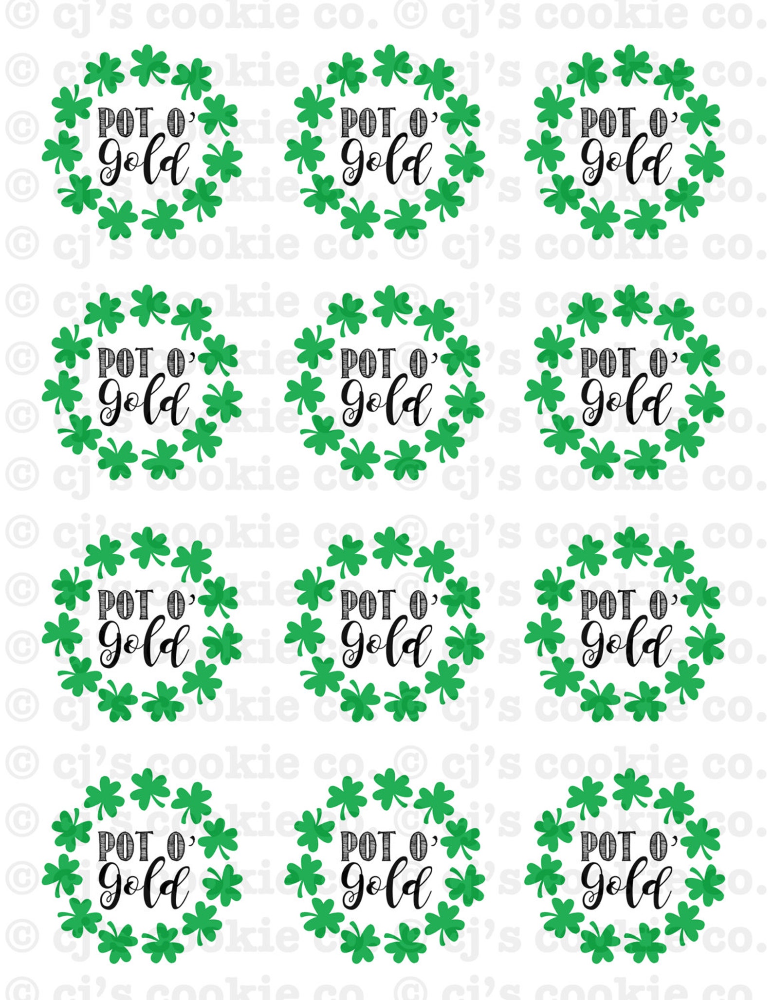 Pot O' Gold Gift Tags - Etsy