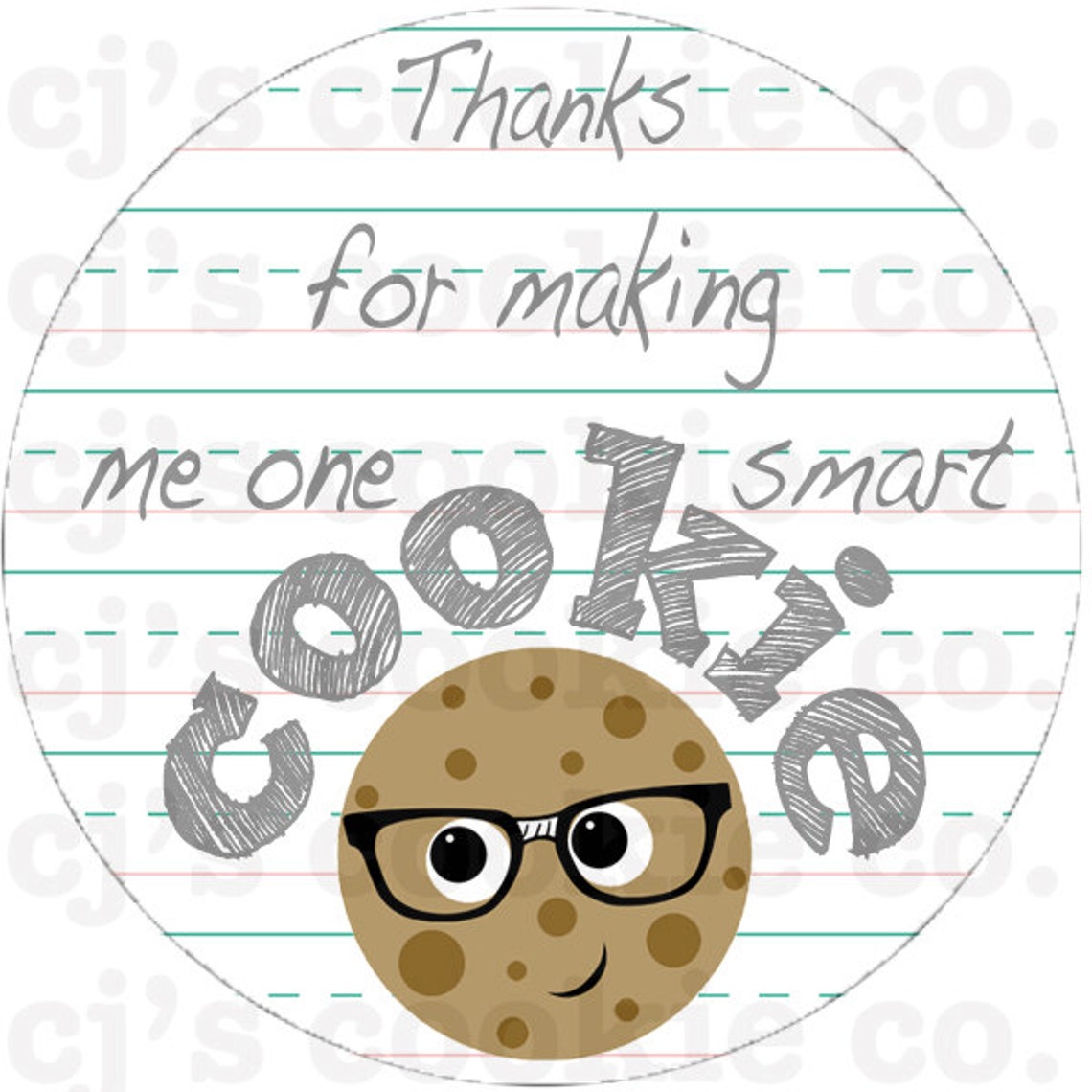 One Smart Cookie Tags - Etsy
