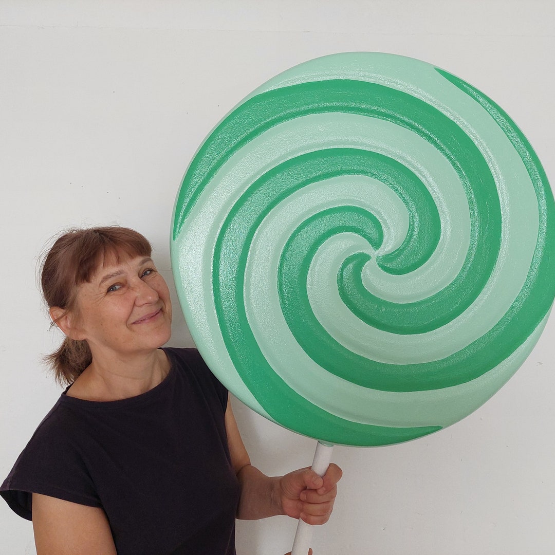 Giant Fake Lollipop Candy Land Large Props for Photos Birthdaydecor - Etsy