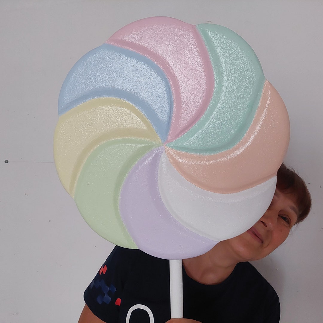 Giant Fake Lollipop Candy Land Large Props for Photos Birthdaydecor - Etsy