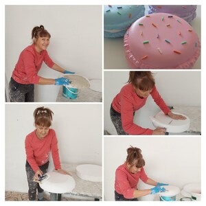 9 Giant Macaron Prop Large Dessert Props - Etsy