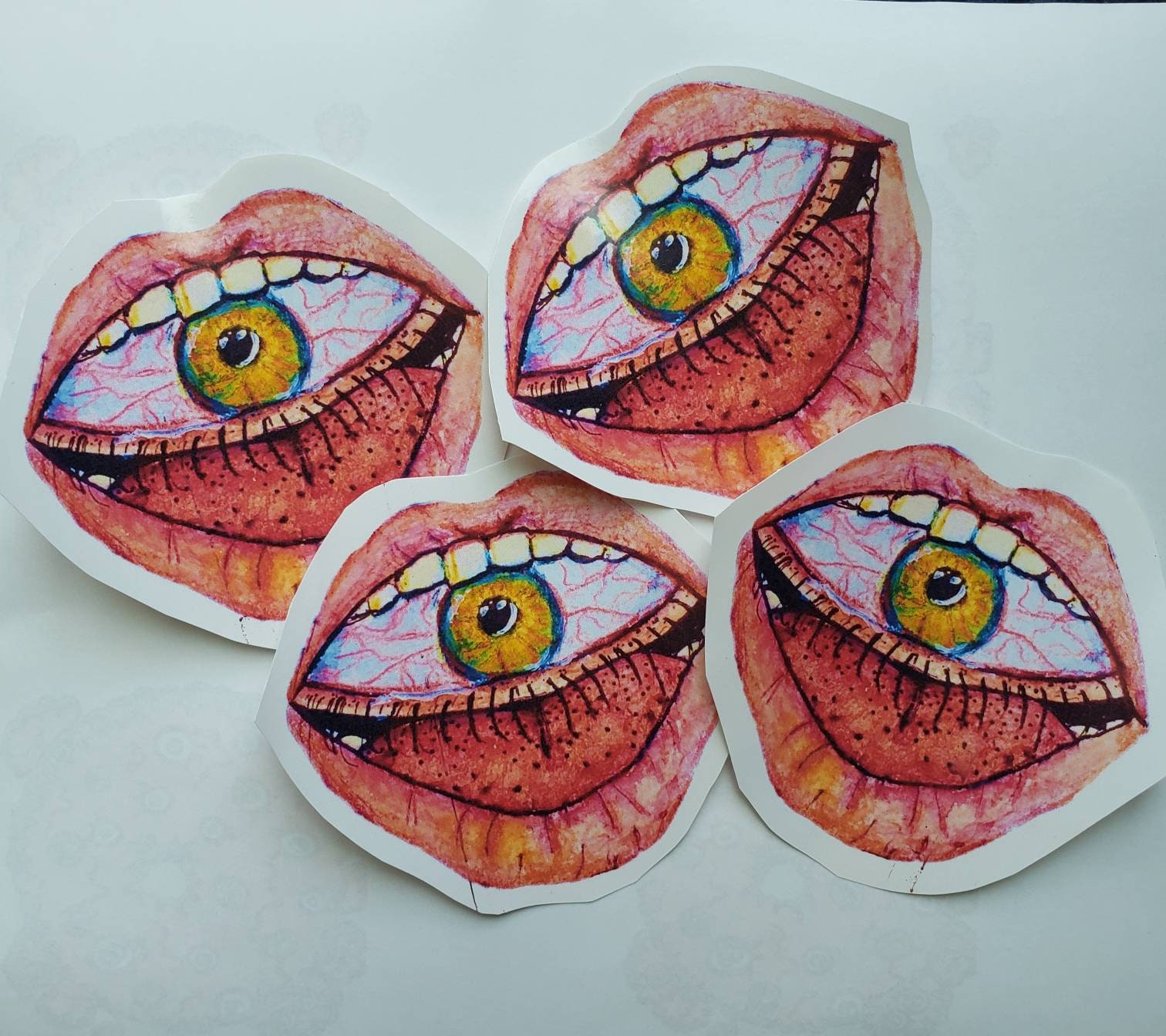 Trippy Eye Sticker - Etsy