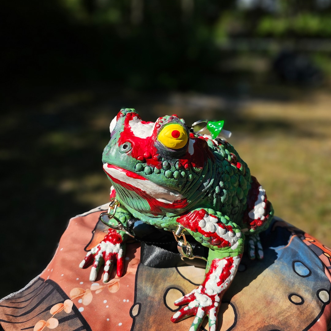 FREAKY Frog Backpack- Frob Zombie - Etsy