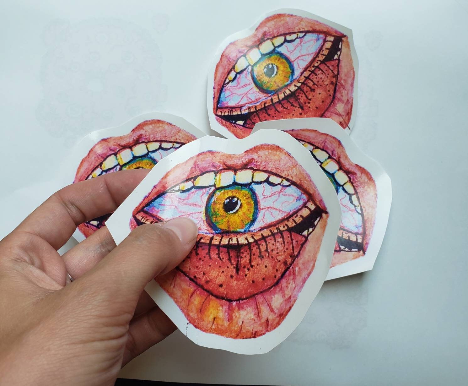 Trippy Eye Sticker - Etsy