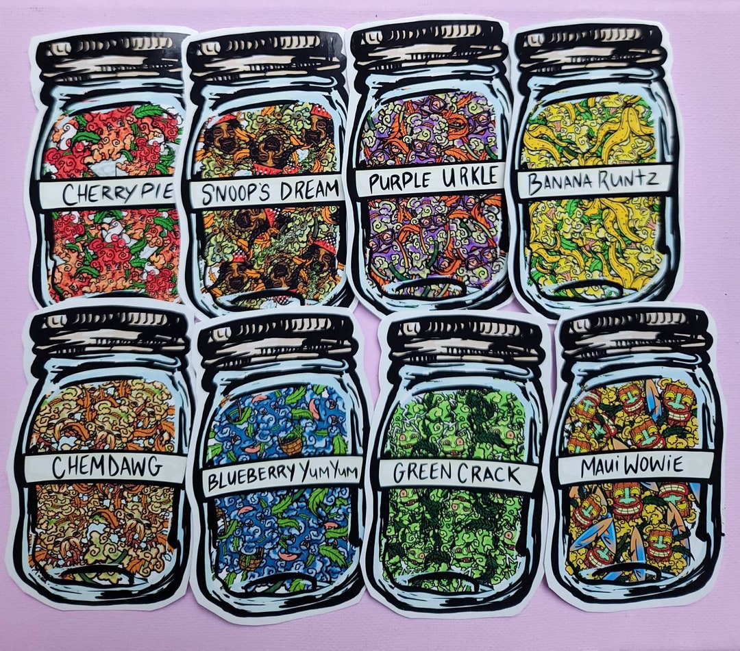 Nugz in Jarz Stickers SERIES 3 - Etsy