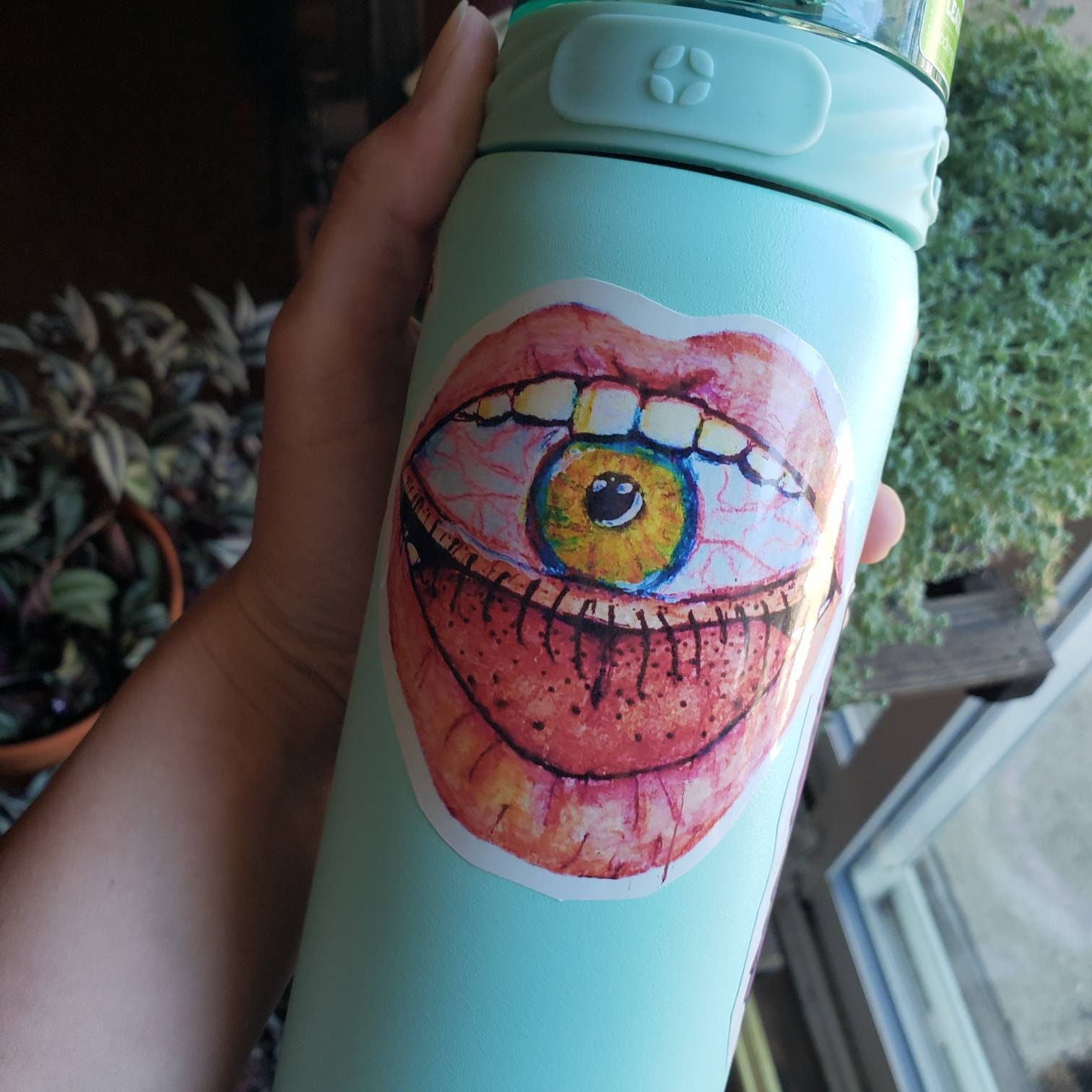 Trippy Eye Sticker | Etsy