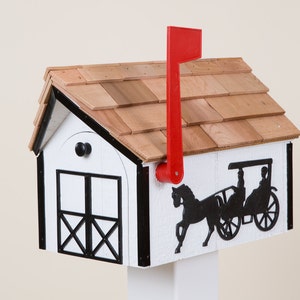 Amish Barn Style Mailbox - Etsy