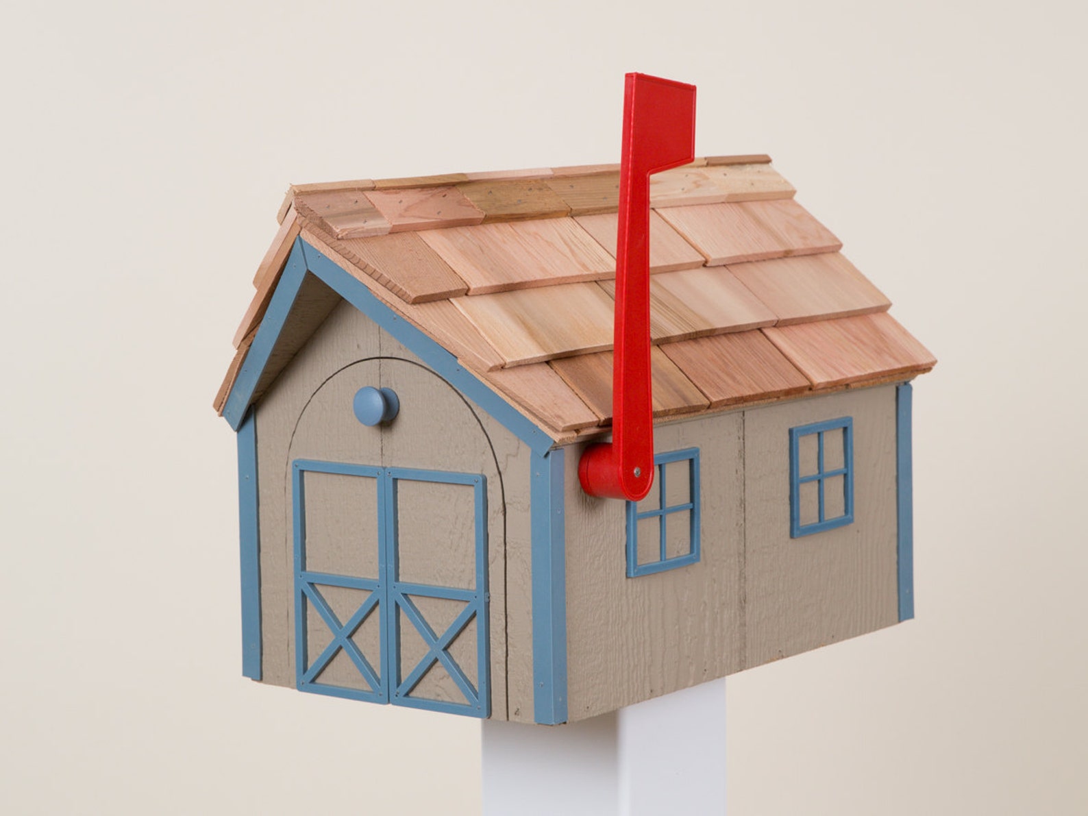 Amish Barn Style Mailbox clay Mailbox Series - Etsy