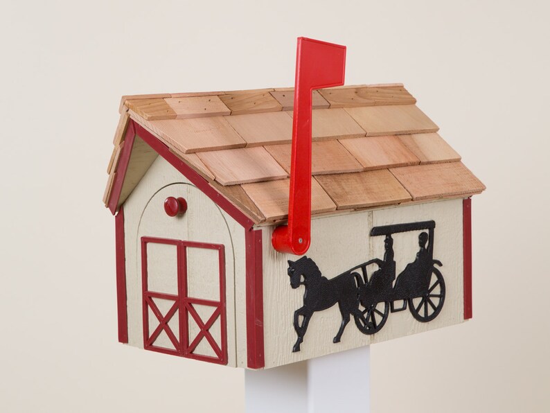 Amish Barn Style Mailbox - Etsy