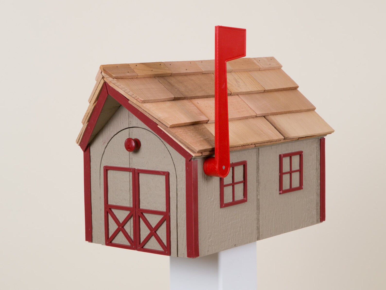 Amish Barn Style Mailbox clay Mailbox Series - Etsy