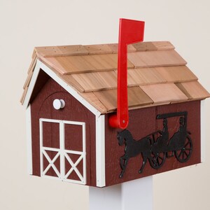 Amish Barn Style Mailbox - Etsy