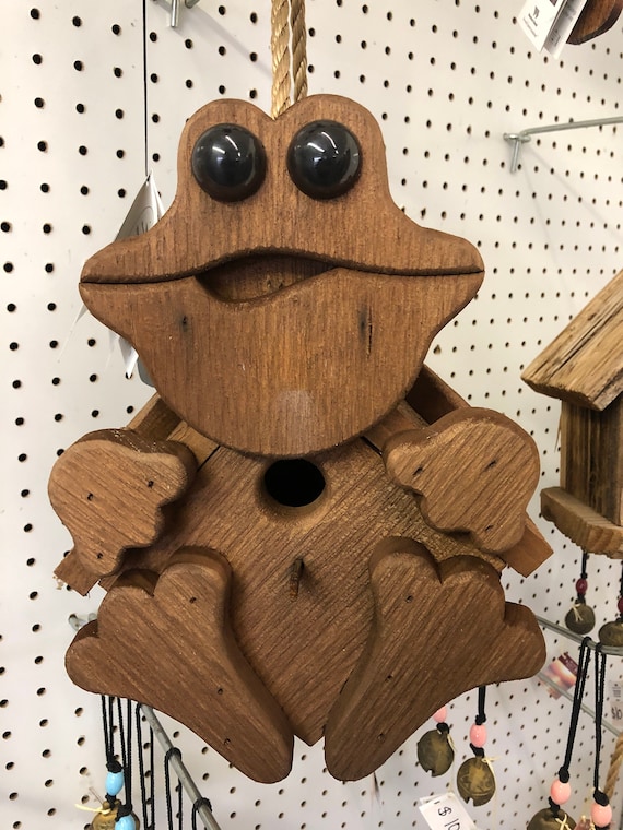 Amish Frog Novelty Bird Houses - Etsy