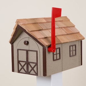 Amish Barn Style Mailbox - Etsy