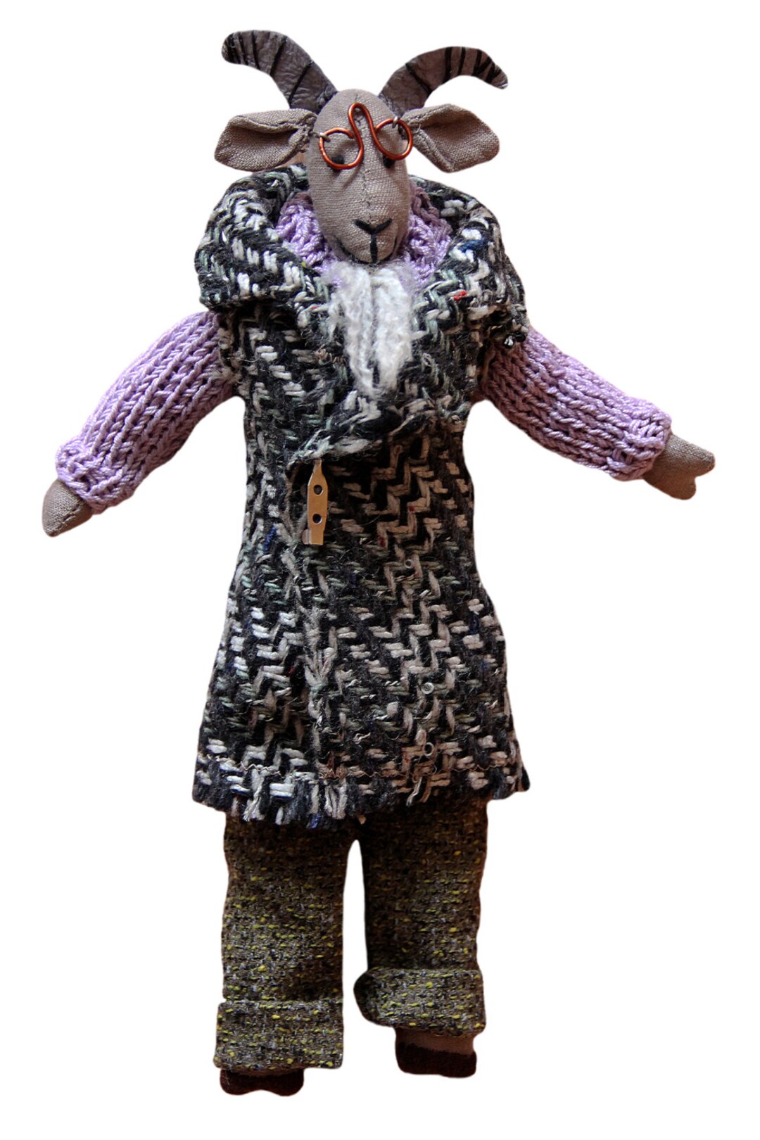 Smart Goat Plush Toy | Customized Stuffed Animal - Etsy