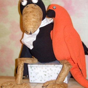 Raven Plush Toy Customized Stuffed Animal - Etsy