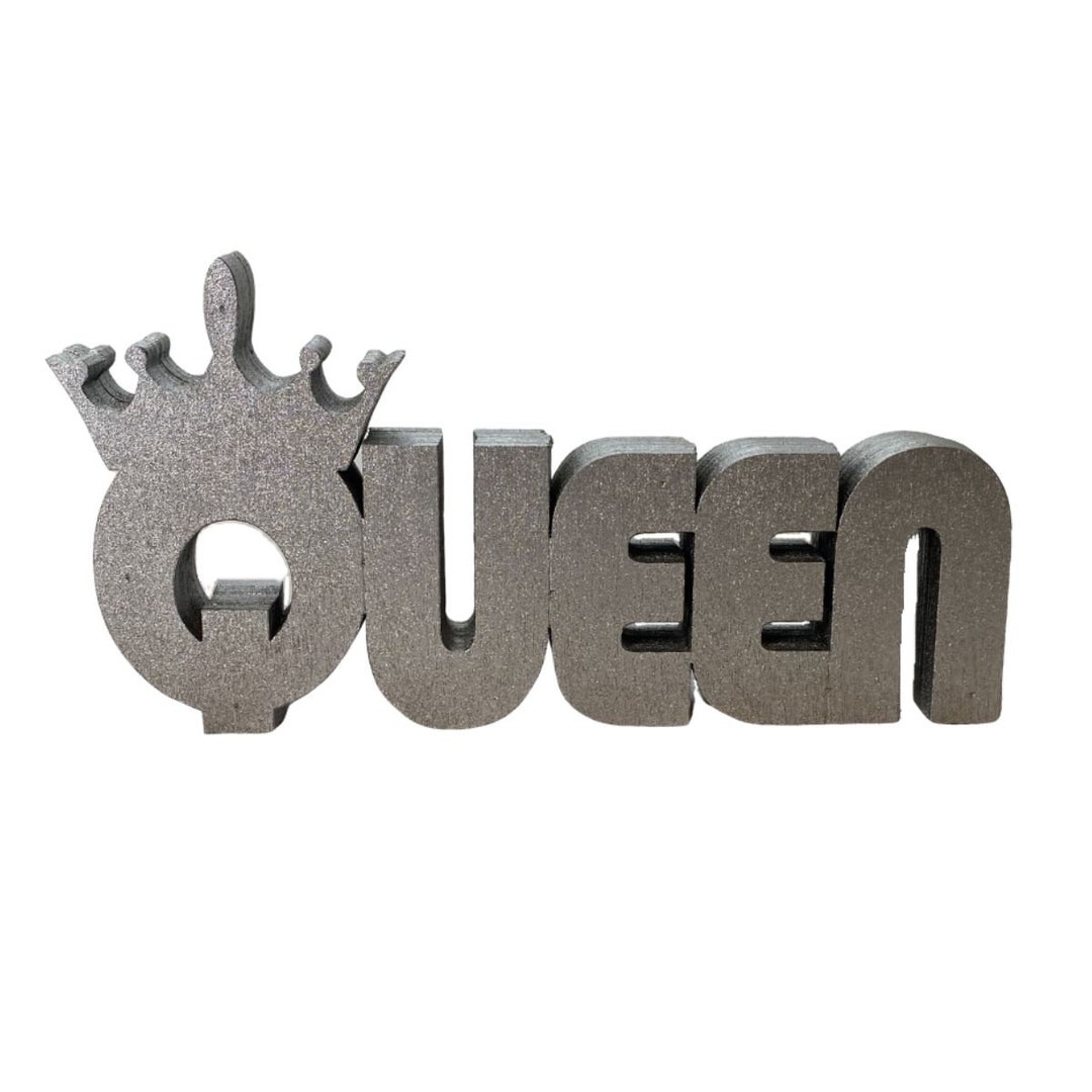 Queen Free Standing Word Sign | Perfect Wedding Décor - Etsy