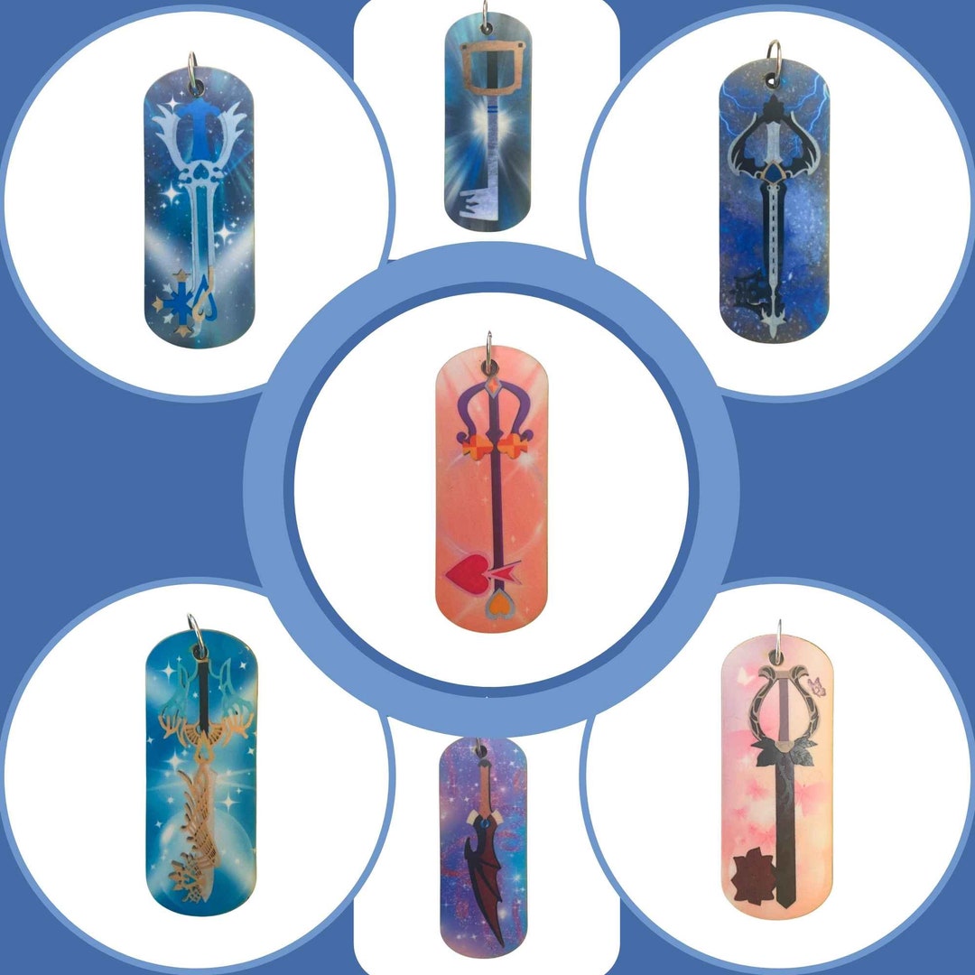 Kingdom Hearts I Keyblade Keychain and Necklace | Video Game Jewelry ...