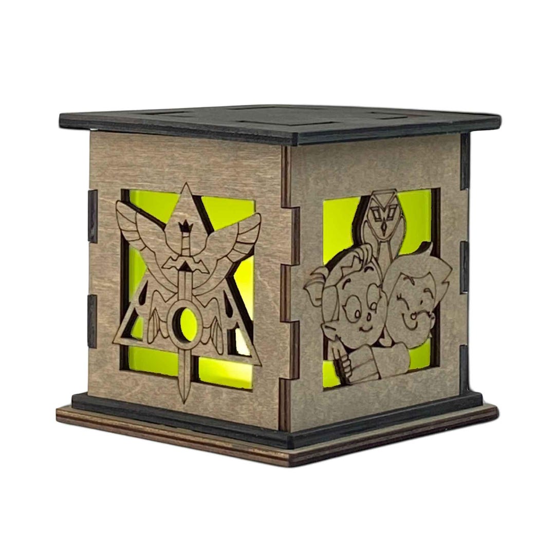 Owl House Glow Box: Luz, Amity, Emperor’s Coven Wooden Display - Etsy