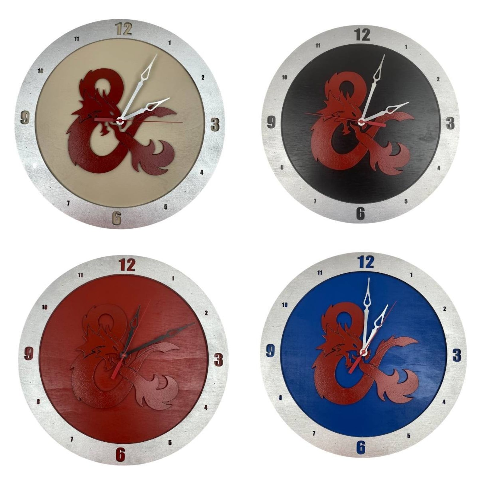 Sci-fi Fantasy Clocks 14 Diameter Build-a-clock - Etsy