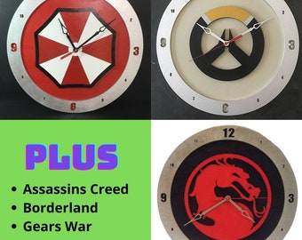 Gaming Room Wall Clock - Etsy