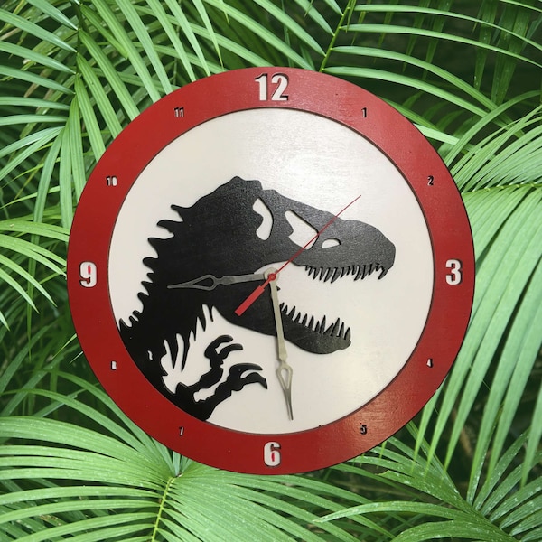 Dinosaur Wall Clock - Etsy