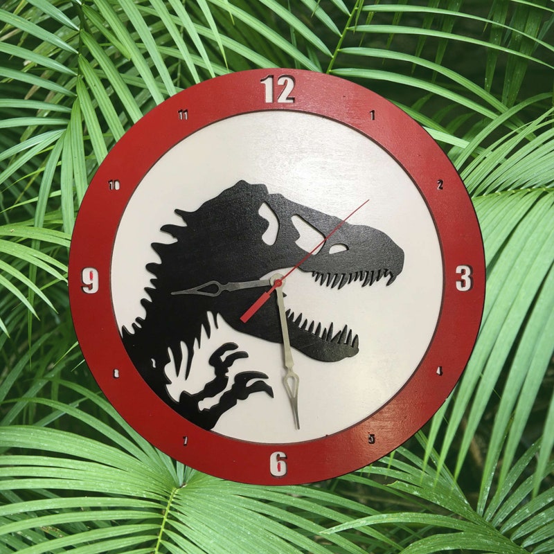 Dinosaur Wall Clock - Etsy