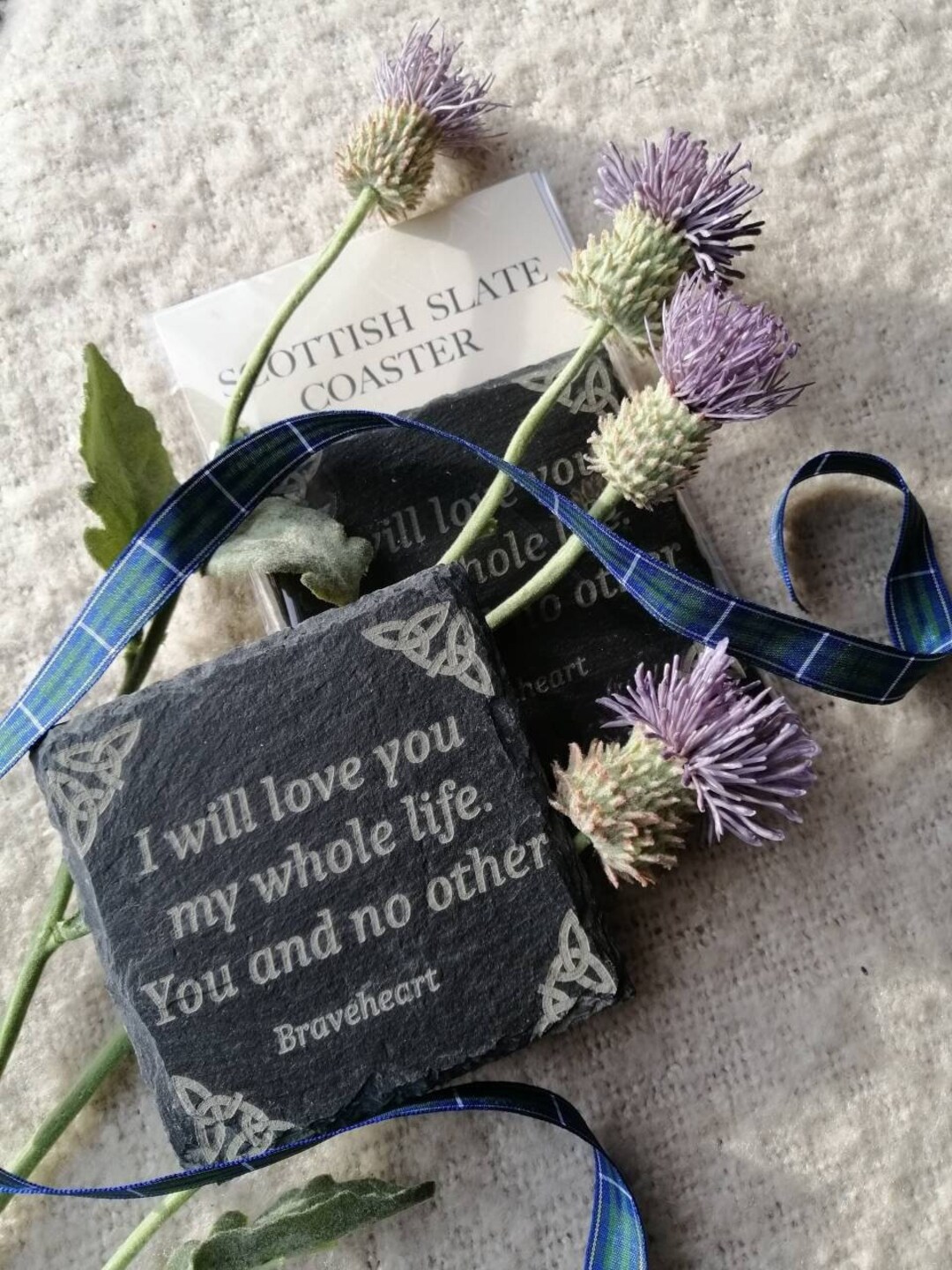 Slate Coasters Braveheart Love Quote Valentines Day Gift Boyfriend ...