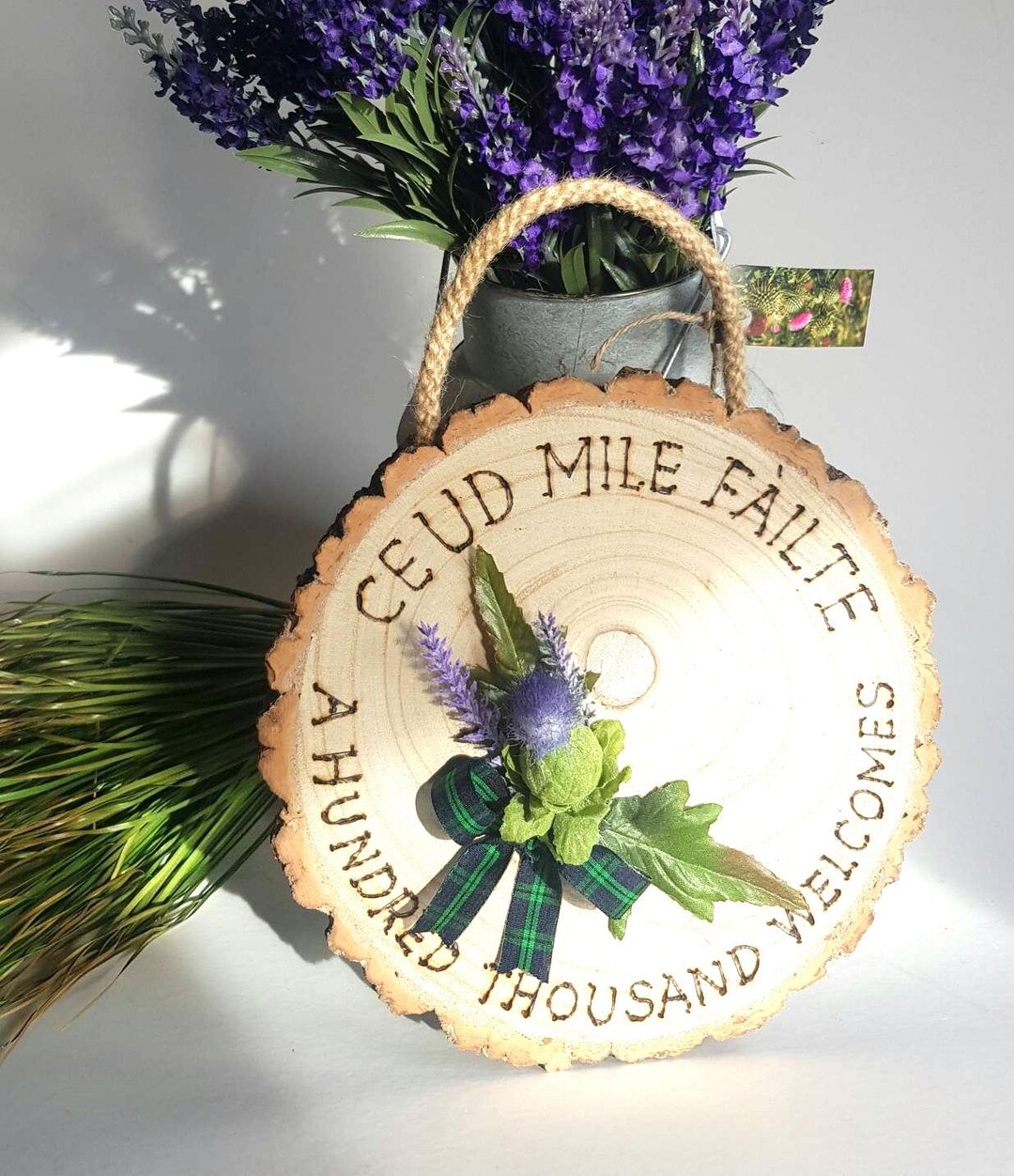 Scottish Gaelic Sign Welcome Birthday Gift Wedding or Christmas Gift ...