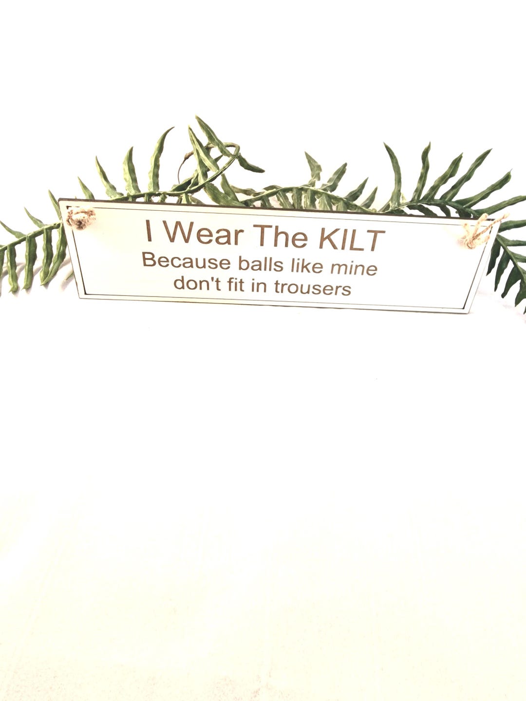 Scottish Kilt Sign, Father's Day Gift for Him Can Be Personalised - Etsy