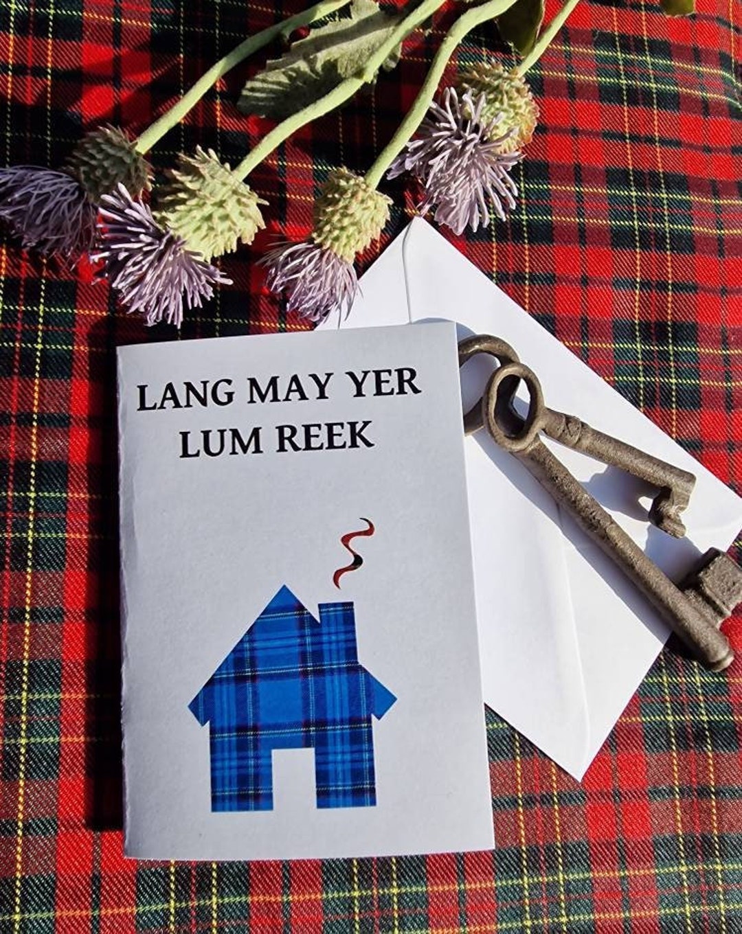 Scottish Card for Any Occasion Tartan Anniversary Retirement Birthday ...
