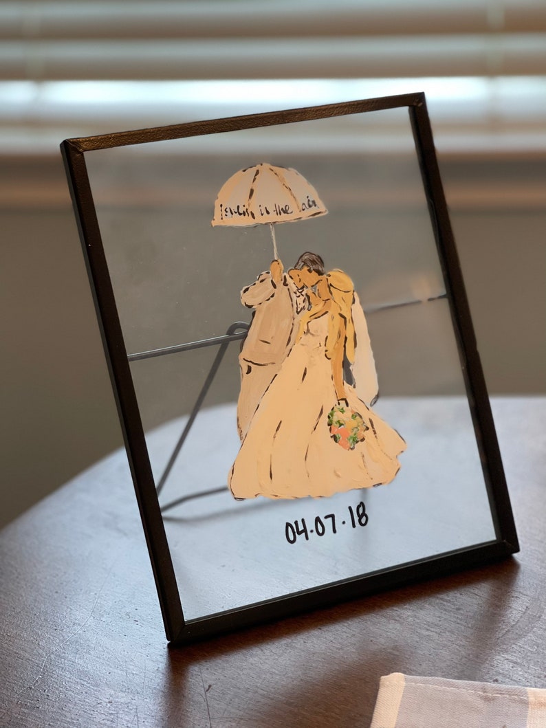 Hand Painted Glass Portraits - Etsy