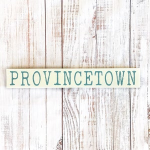 Provincetown-cape Cod Sign-massachusetts Sign-beach Decor-new England ...