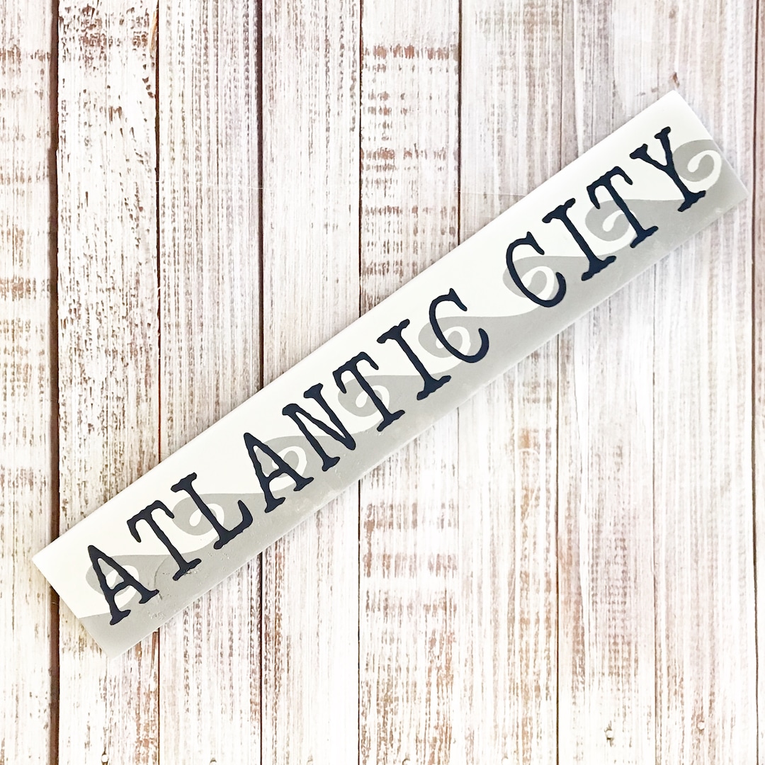 Atlantic City Sign-atlantic City-new Jersey-ocean City Nj-beach House ...