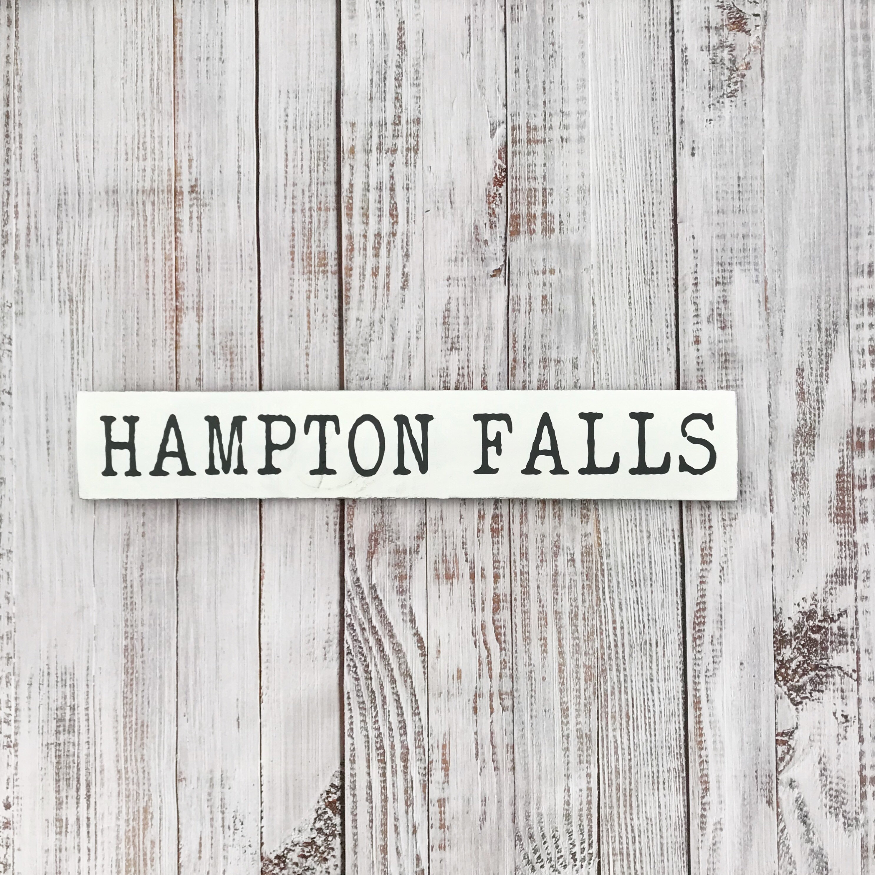 Hampton Falls Sign-new Hampshire Sign-city and Town Sign-state - Etsy