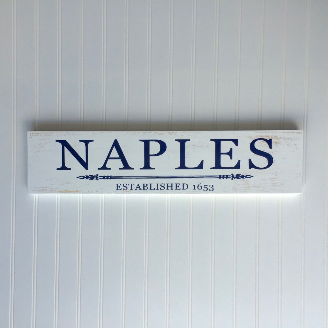 Naples Maine Handpainted Sign Maine Signs Lake House Sign - Etsy