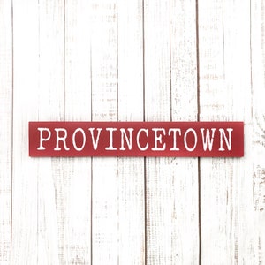 Provincetown-cape Cod Sign-massachusetts Sign-beach Decor-new England ...