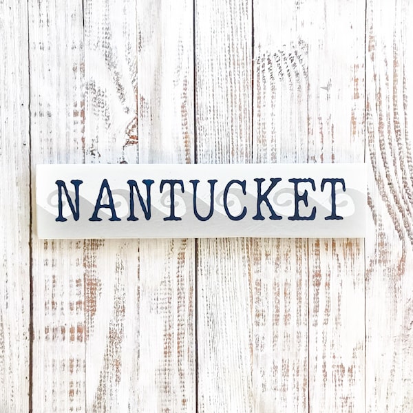 Nantucket Sign - Etsy