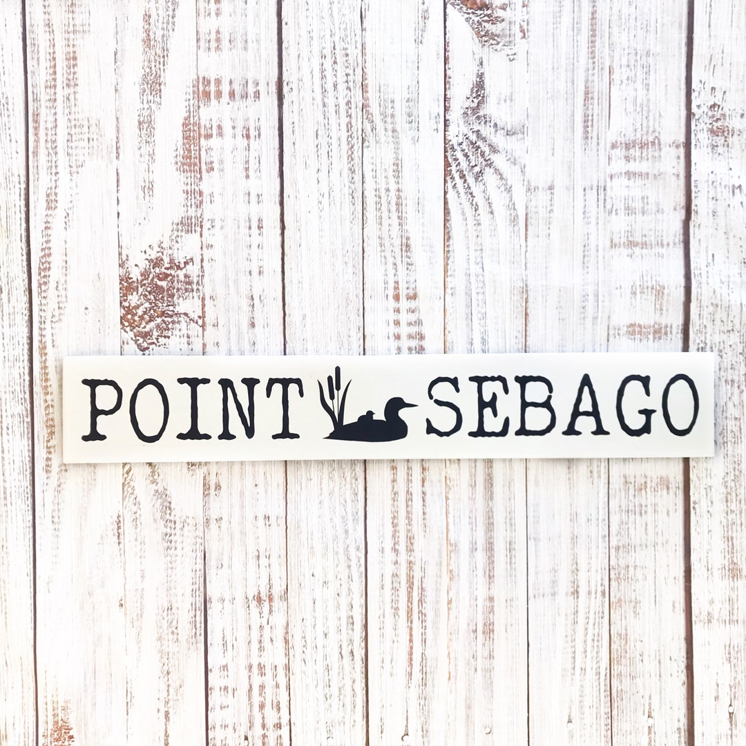 Point Sebago Lake House Sign, New England Decor, Handmade Wood Sign - Etsy