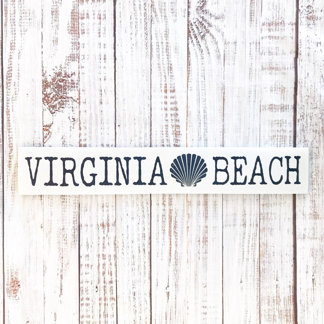 Virginia Beach Sign-chesapeake Bay-va Beach-norfolk-virginia Beach Va ...