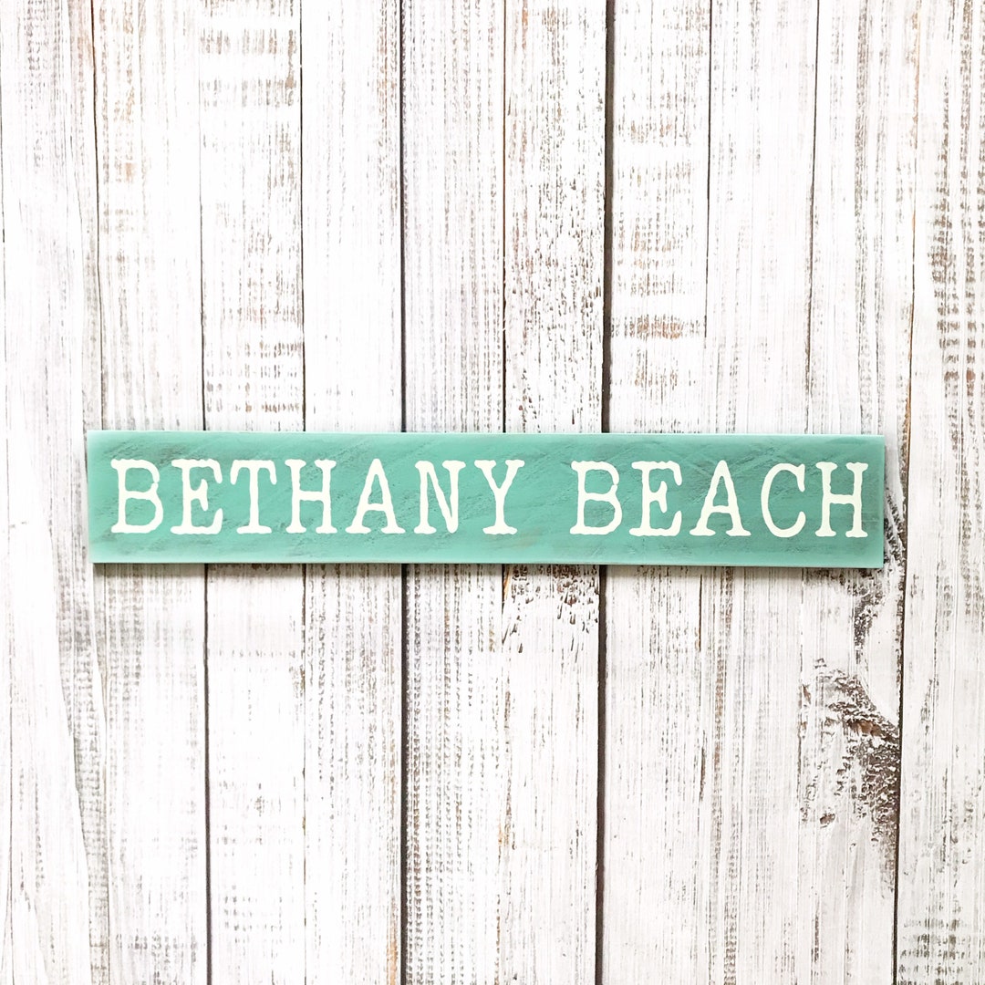 Bethany Beach Sign-delaware Sign-city and Town Sign-state - Etsy