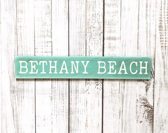 Bethany Beach Sign - Etsy