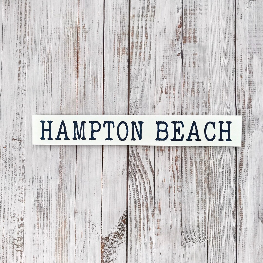 HAMPTON BEACH Sign-new Hampshire Sign-city and Town Sign-state Sign ...