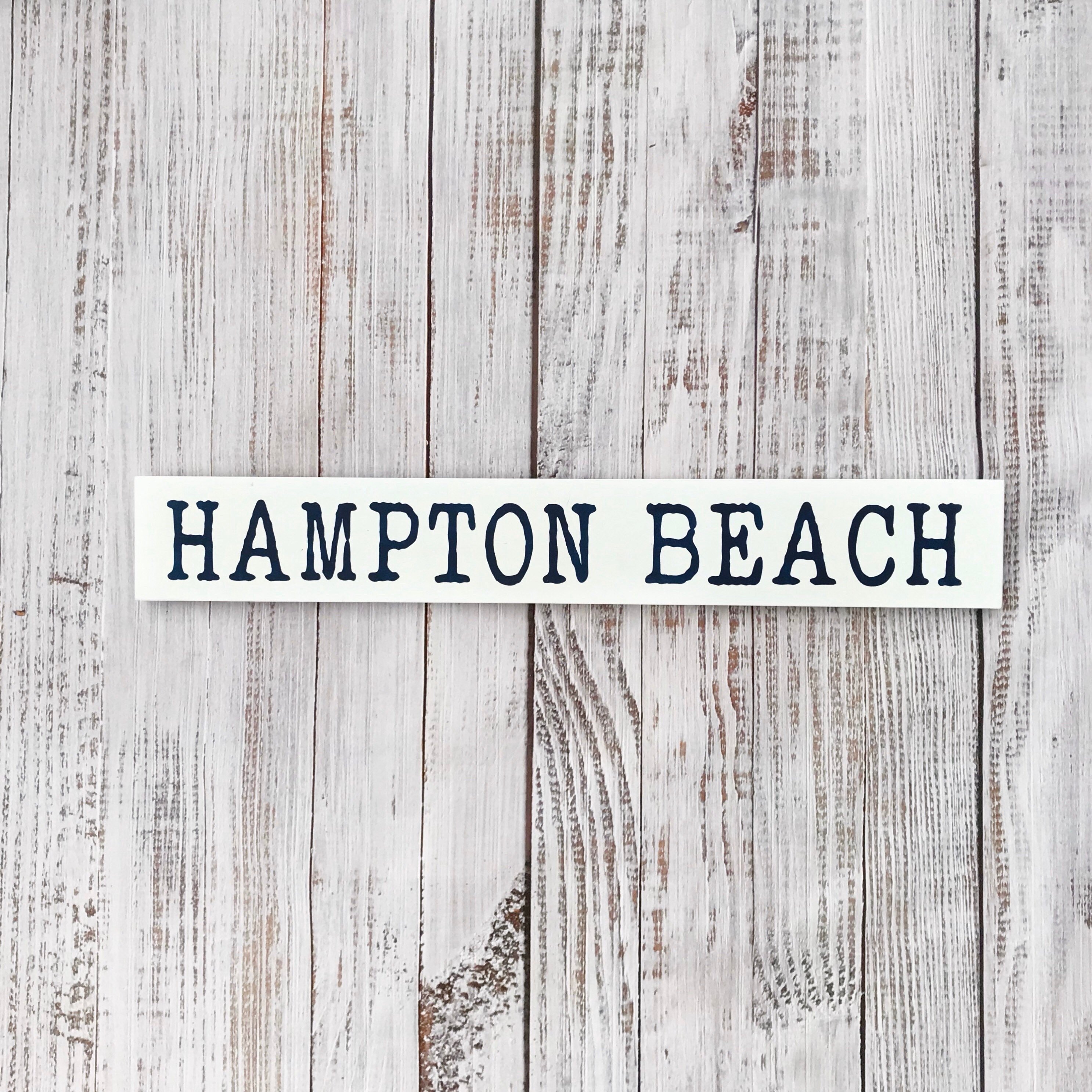 HAMPTON BEACH Sign-new Hampshire Sign-city and Town Sign-state - Etsy